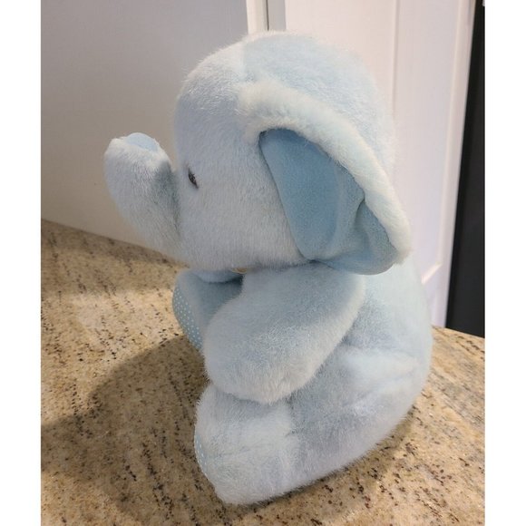 Dakin | Toys | Vintage 9s Dakin Blue Elephant Plush Rattle Zoo Circus ...